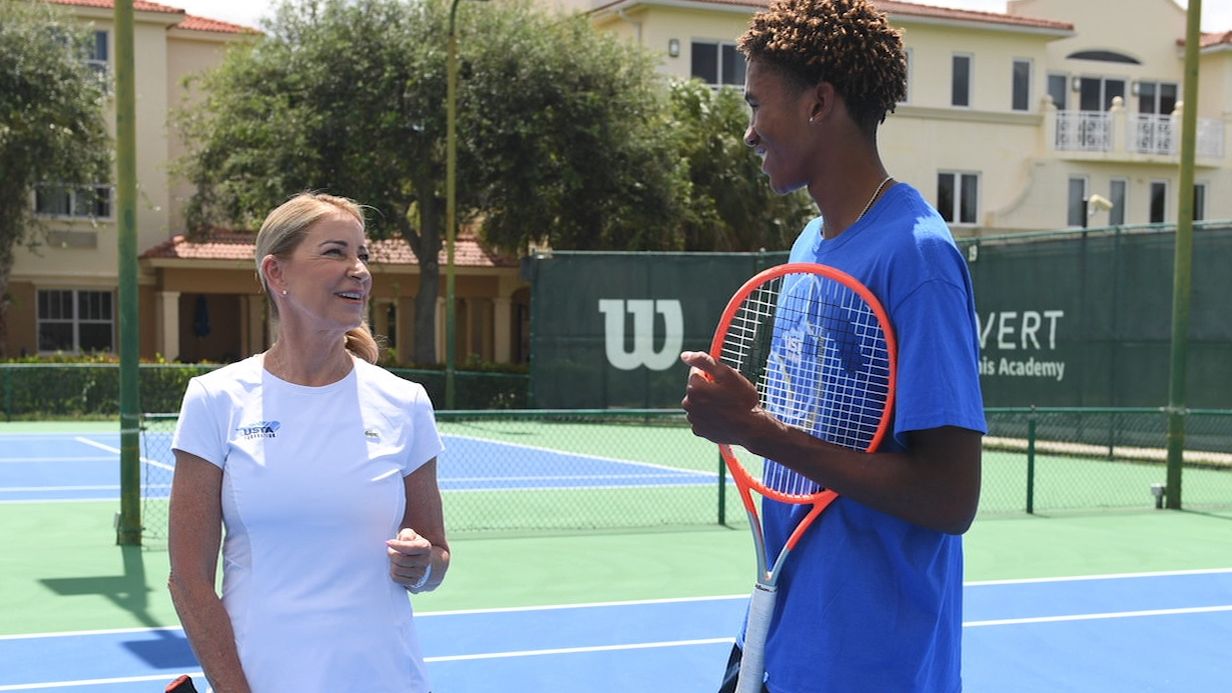 Chris Evert's desire to spread tennis to the next generation - ESPN Video