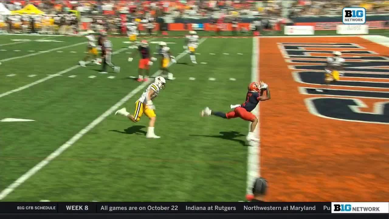 Illinois only takes 41 seconds to get into the end zone - ESPN Video