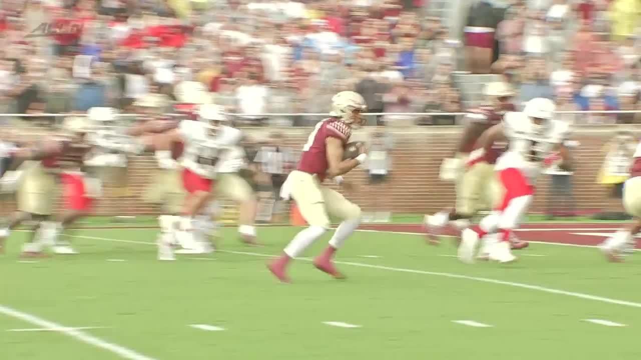Jordan Travis rushes in for 5-yard touchdown - ESPN Video