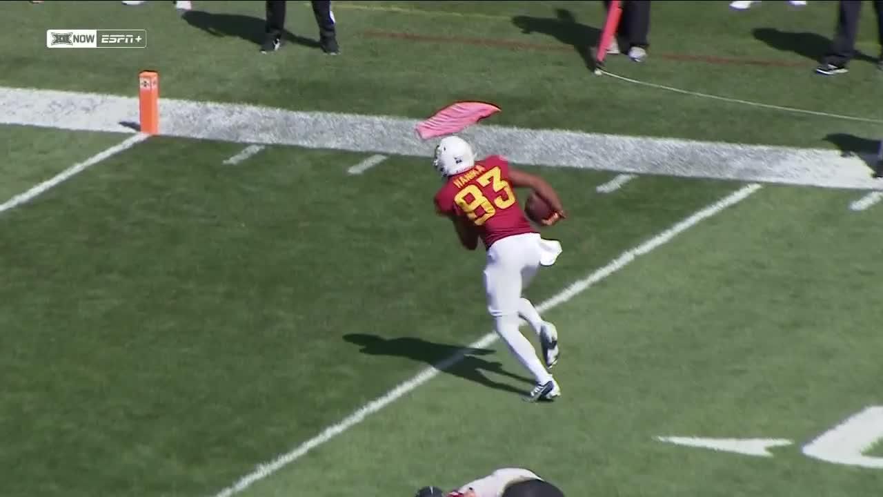 Deshawn Hanika hauls it in for 9-yard TD - ESPN Video