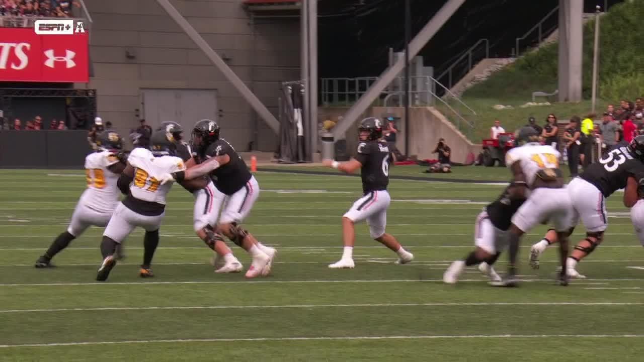 Ben Bryant tosses his third TD of the first half for Cincinnati - ESPN ...