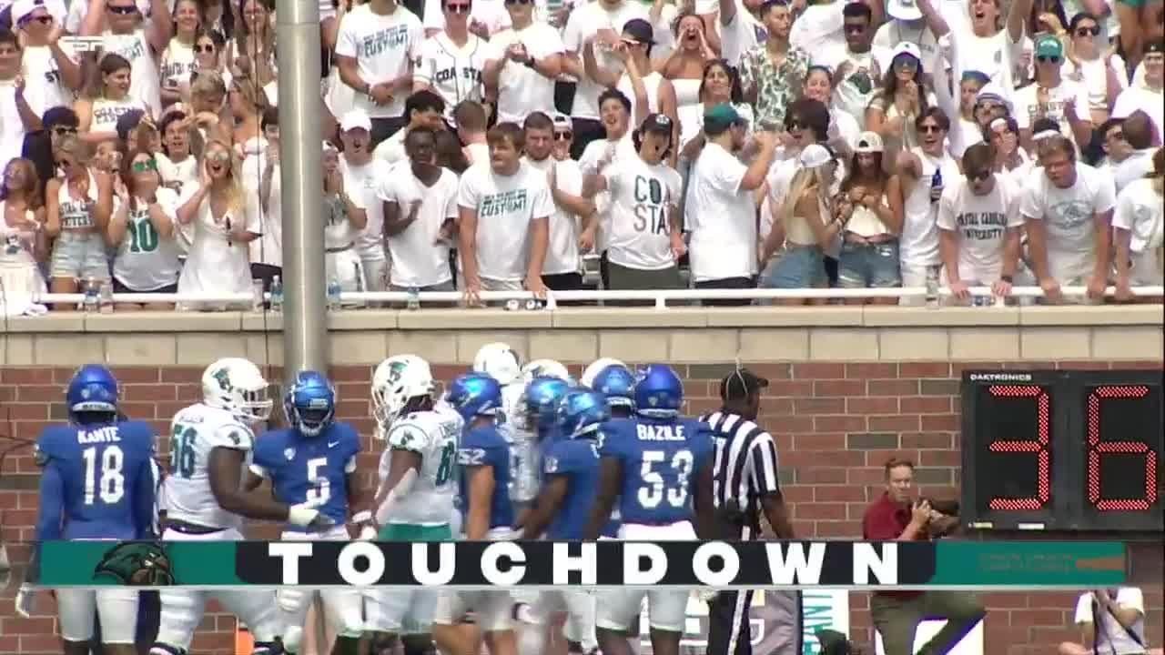 Grayson Mccall airs it out for 34-yard TD - ESPN Video