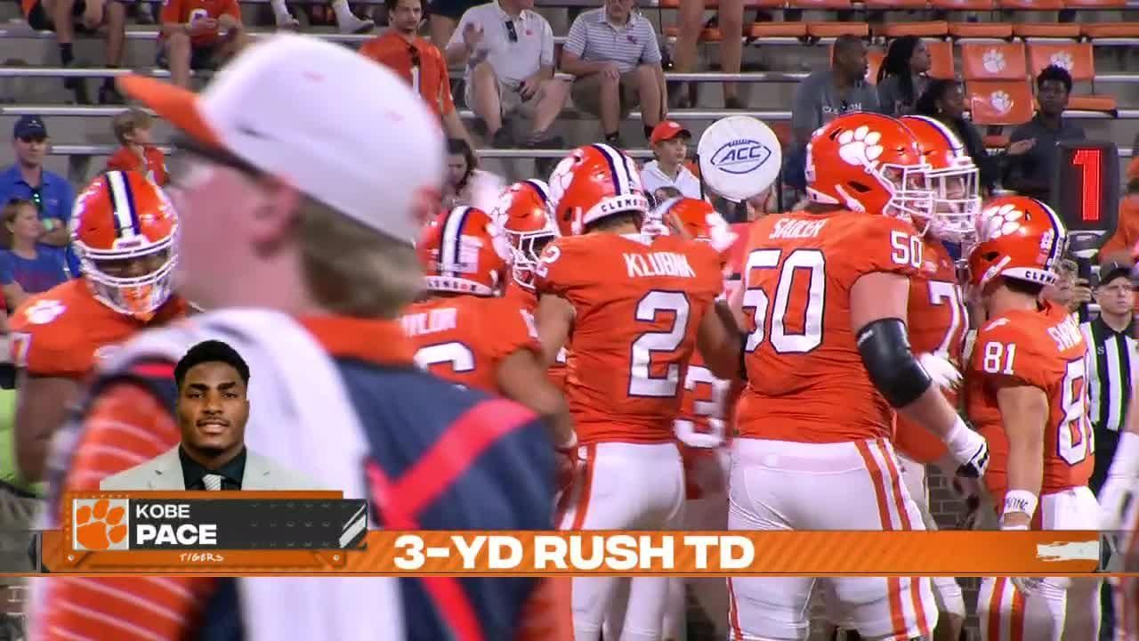 Kobe Pace runs for 3-yard touchdown - ESPN Video