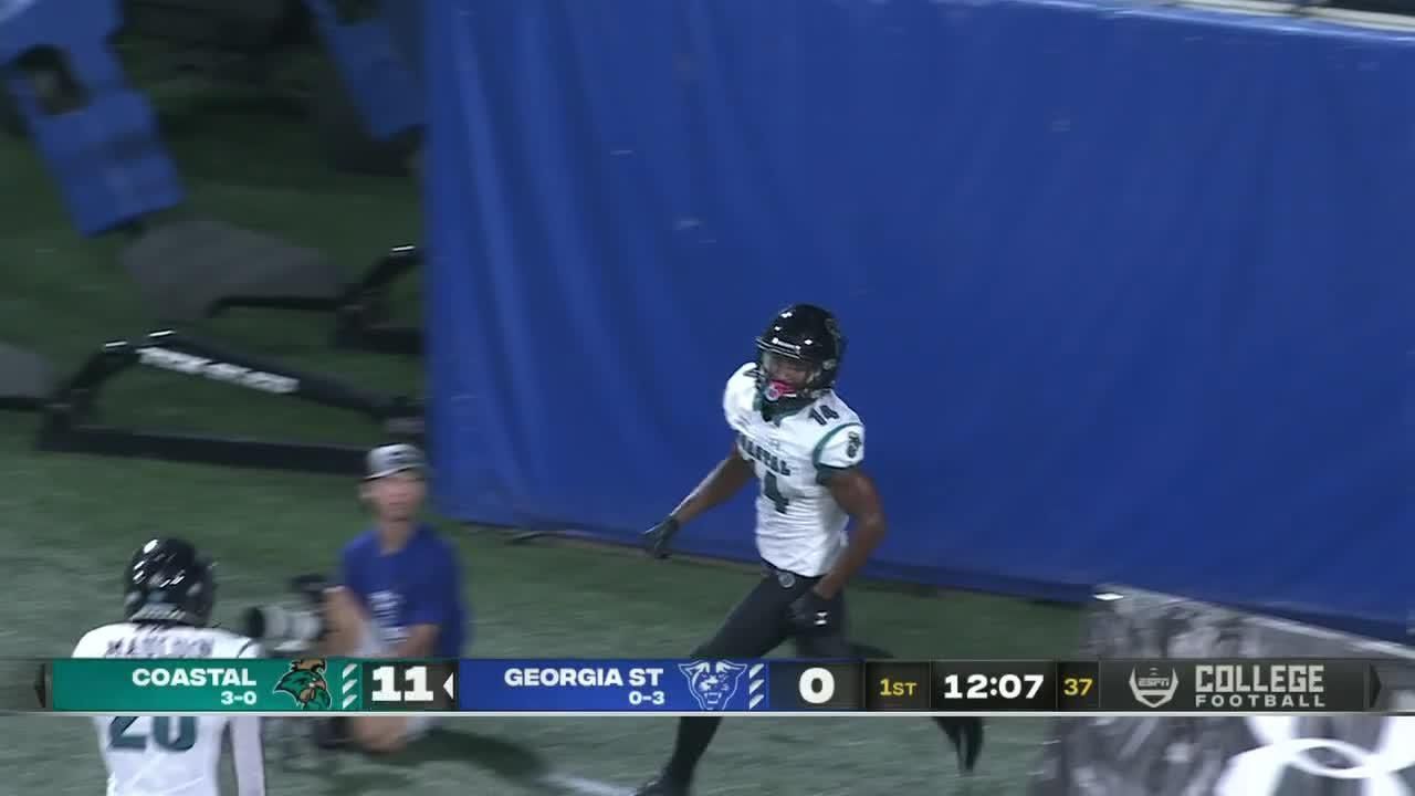 Grayson Mccall connects for 53-yard TD pass - ESPN Video