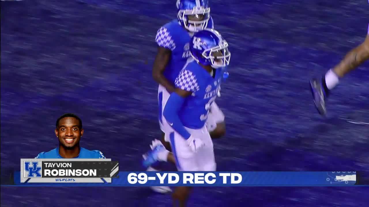Will Levis throws 69-yard TD pass to Tayvion Robinson - ESPN Video