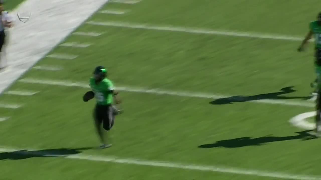 Ridge Texada takes it 56 yards the other way for a pick-six - ESPN Video