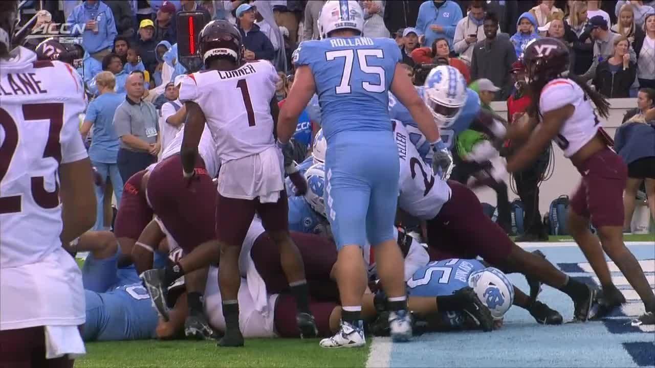 Drake Maye rushes in for 2-yard TD - ESPN Video