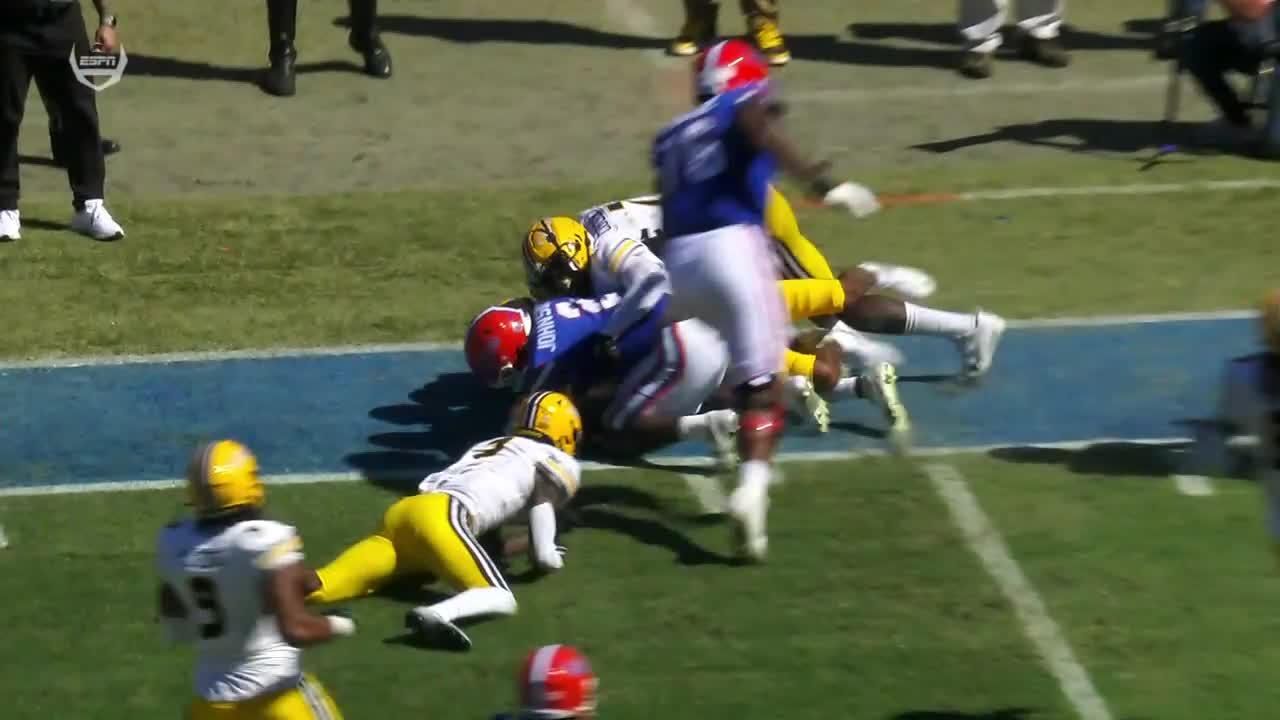 Montrell Johnson goes 36-yard on impressive rush - ESPN Video