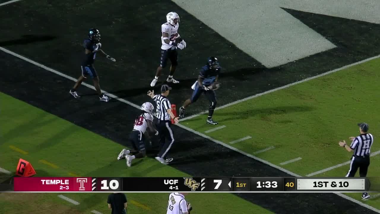 Rj Harvey Powers Past Defense For 61 Yard Rush Espn Video