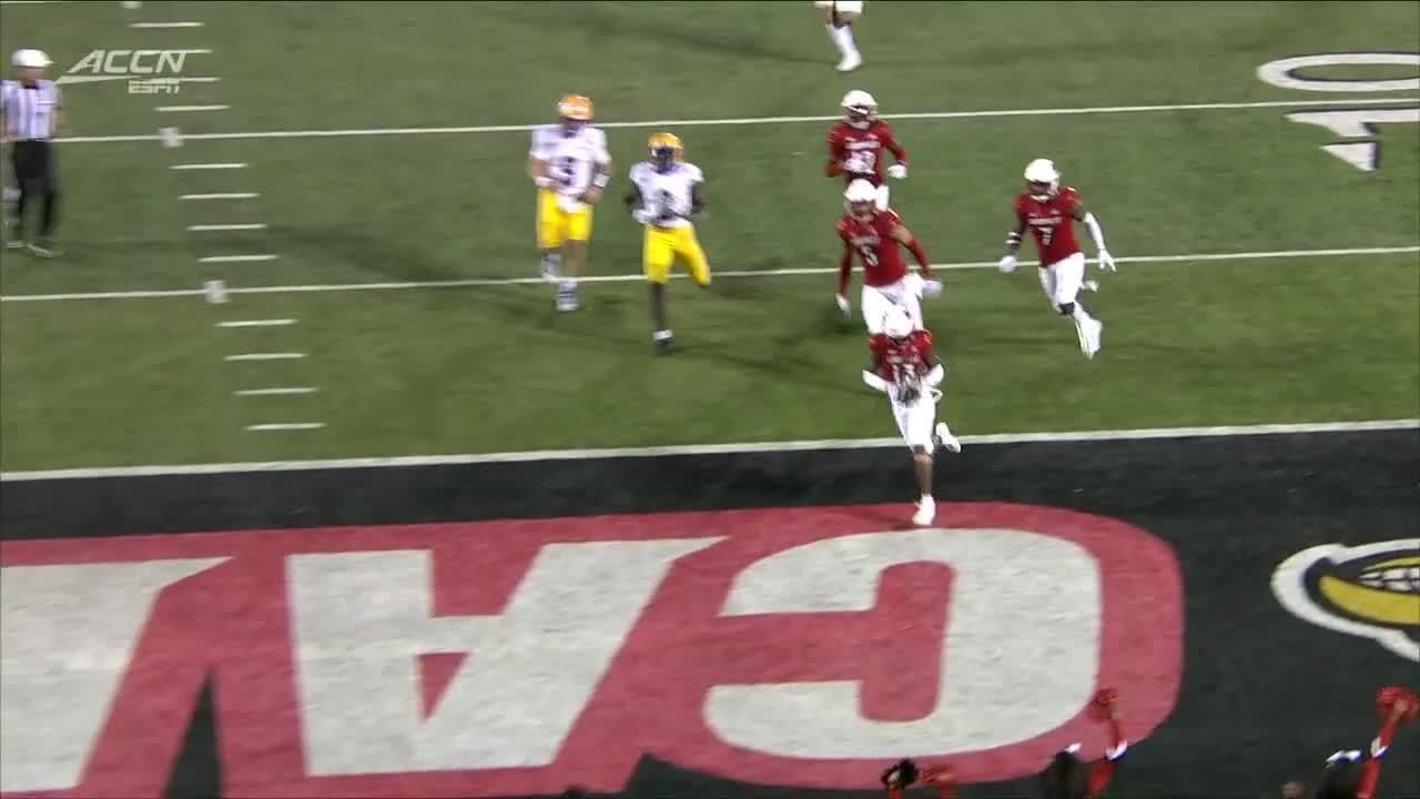 Louisville gets the scoop-and-score after a QB hit and fumble - ESPN Video