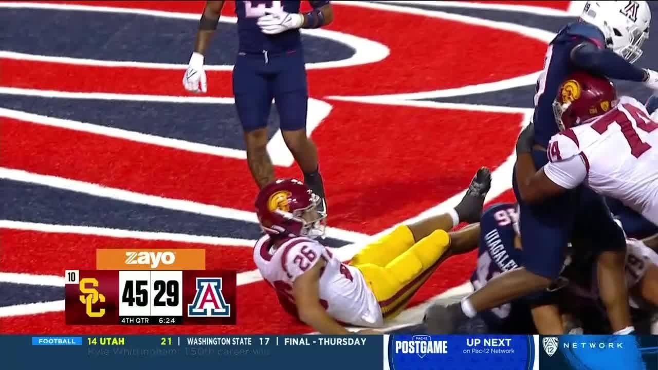 Travis Dye rushes in for 2-yard TD - ESPN Video