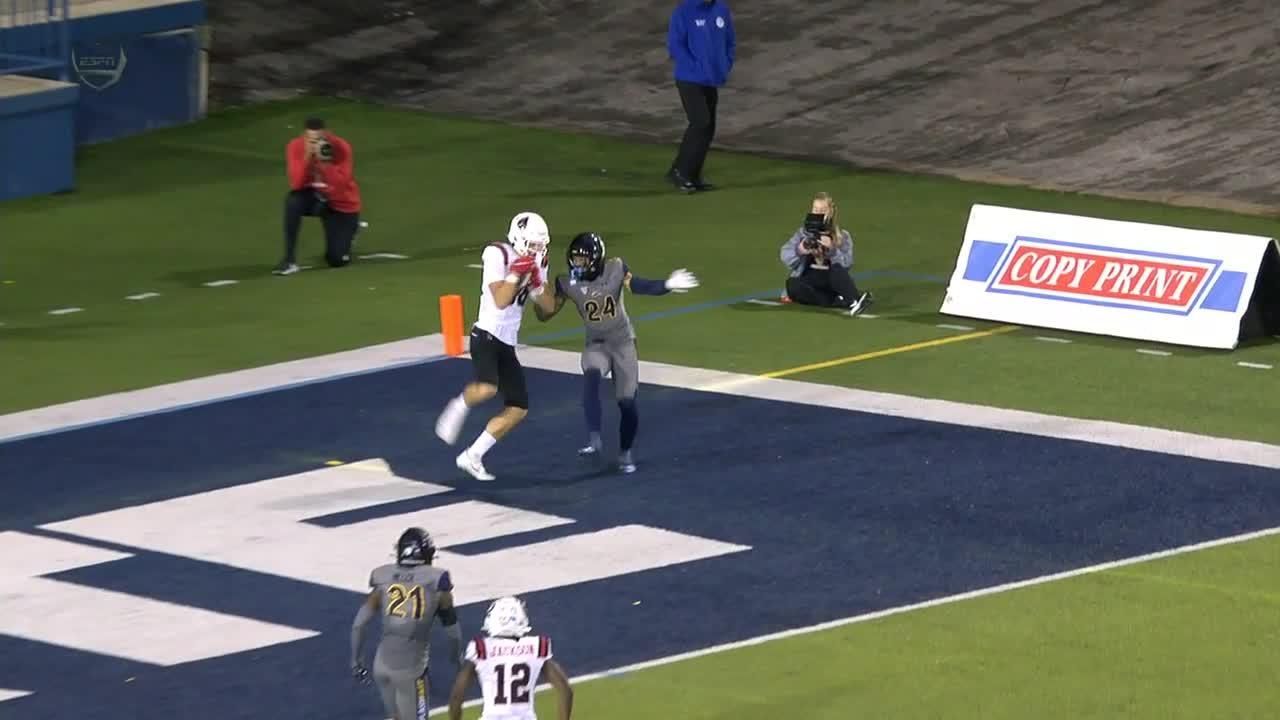Tanner Koziol scores 8-yard receiving touchdown - ESPN Video