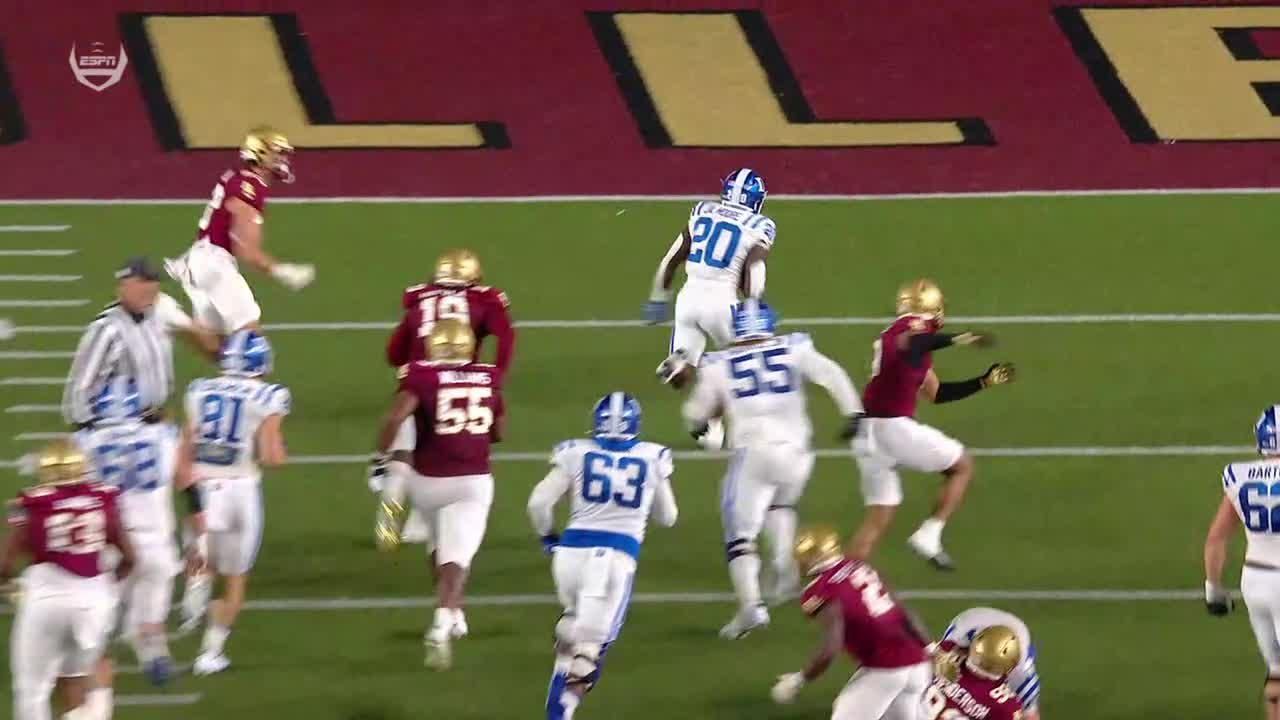 Jaquez Moore takes it 24 yards for the Duke TD - ESPN Video
