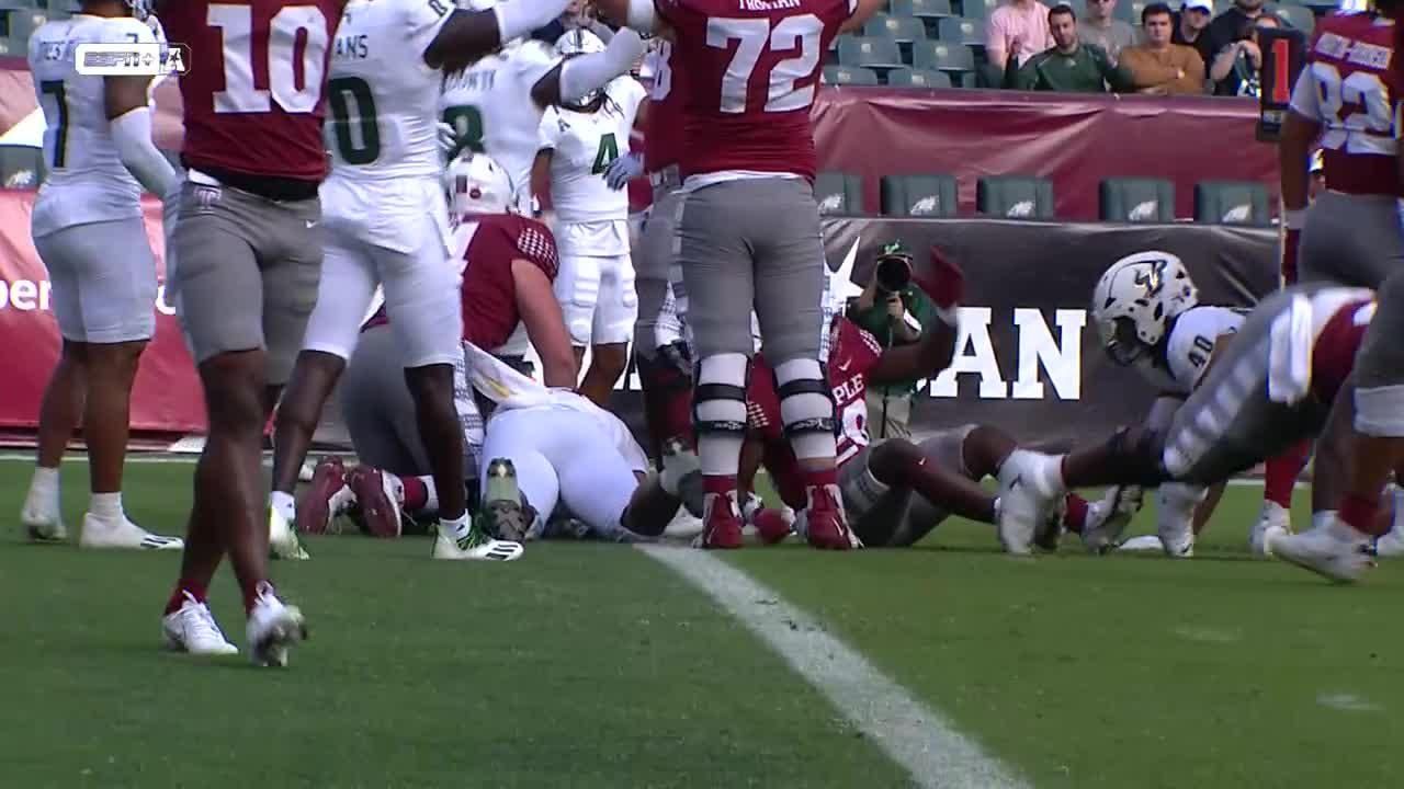 Darvon Hubbard runs for 4-yard TD - ESPN Video