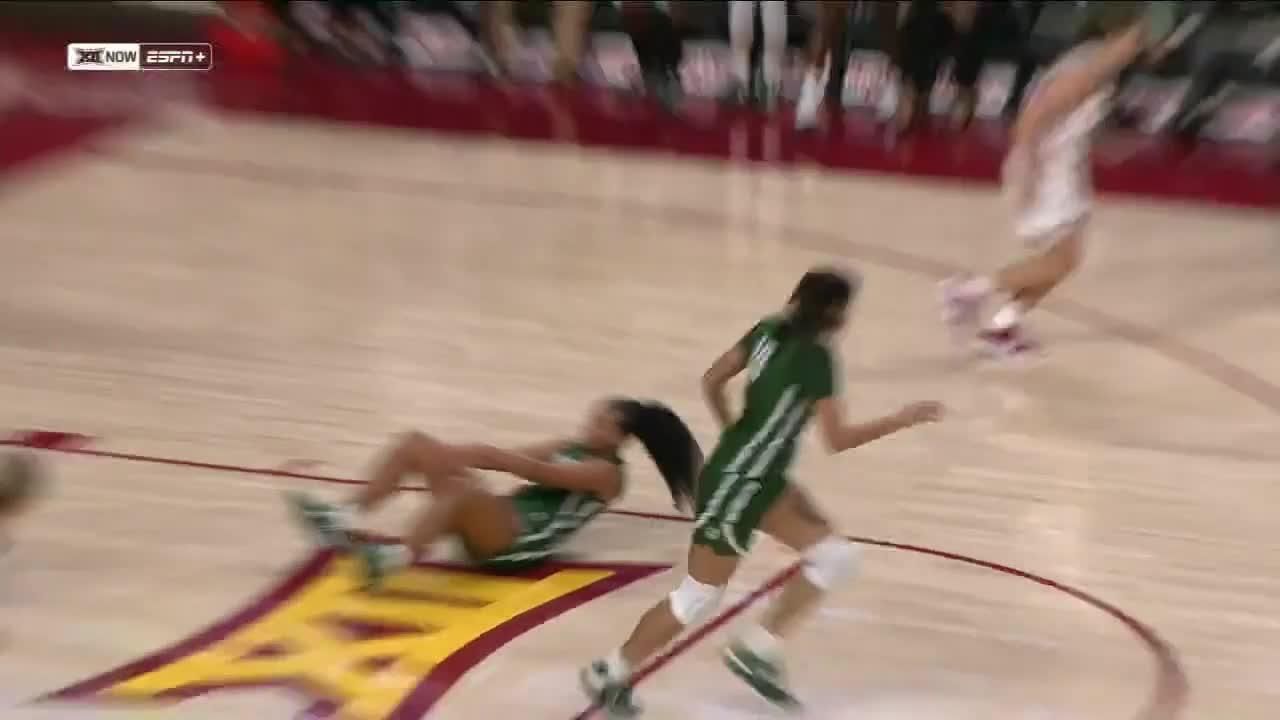 Gabriella Smith somehow knocks down the bucket - ESPN Video