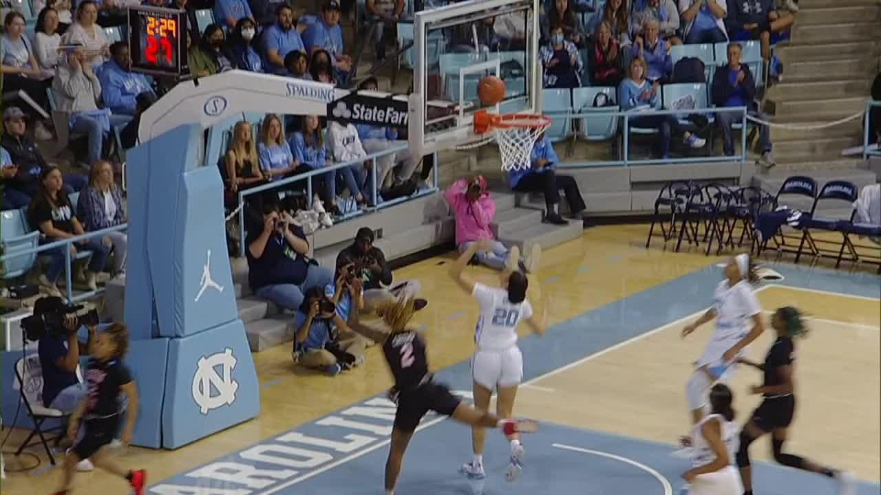 Destiny Adams finishes at the rim - ESPN Video