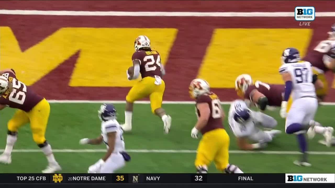 Mohamed Ibrahim scores 6-yard rushing TD - ESPN Video