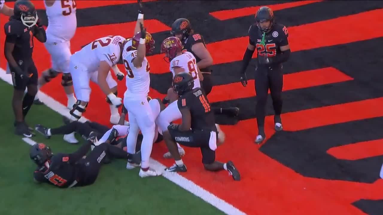 Touchdown! Jirehl Brock scores vs. Oklahoma State - ESPN Video