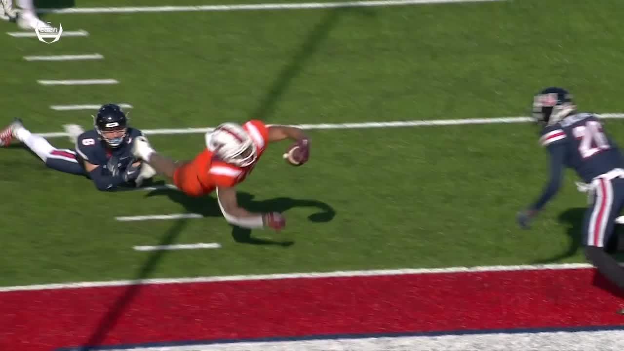 Jalen Holston Scores 5 Yard Rushing Td Espn Video