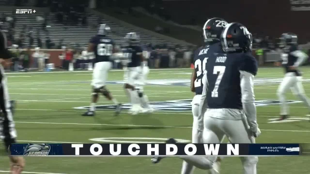 Khaleb Hood scores 27-yard TD vs. Marshall - ESPN Video