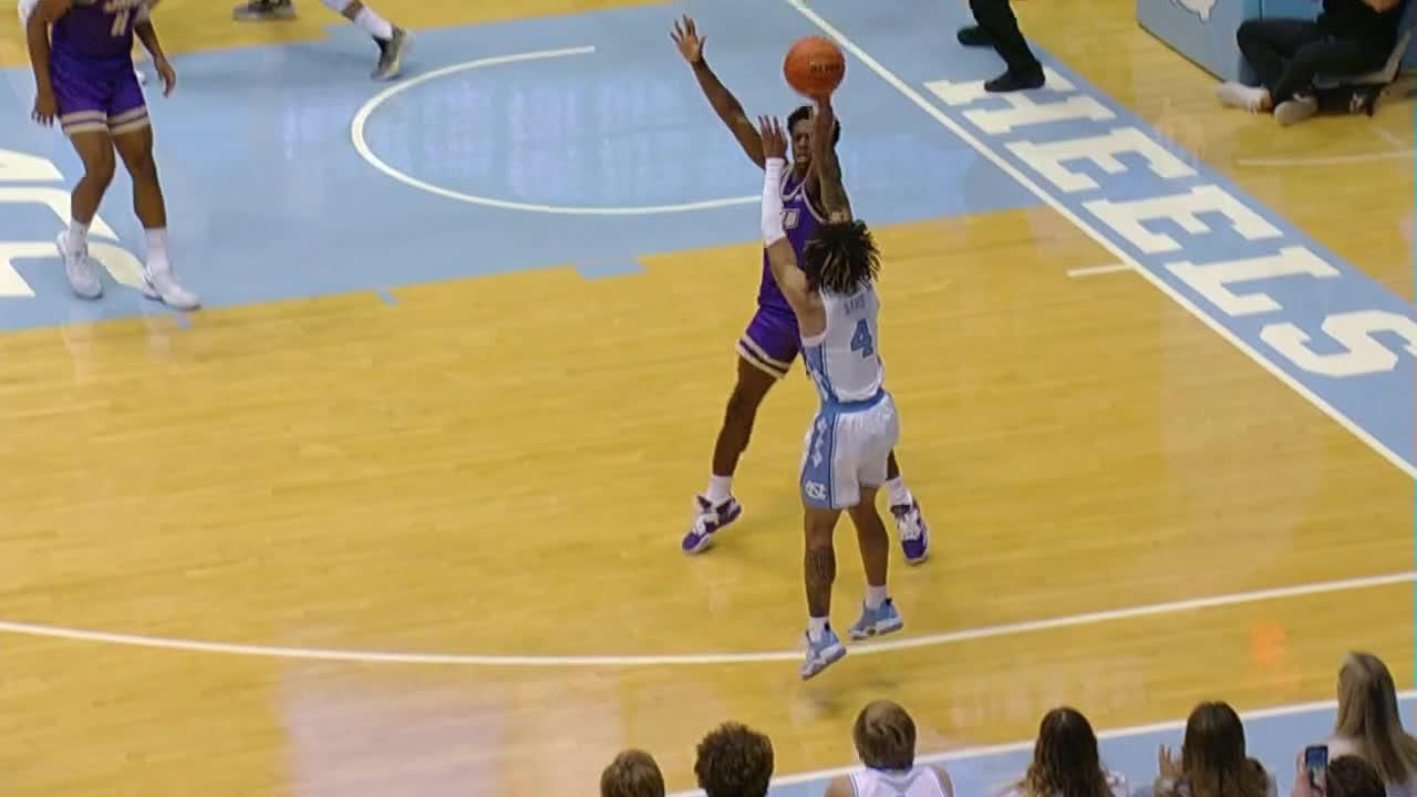 R.J. Davis hits 3-pointer to increase Tarheels' lead - ESPN Video