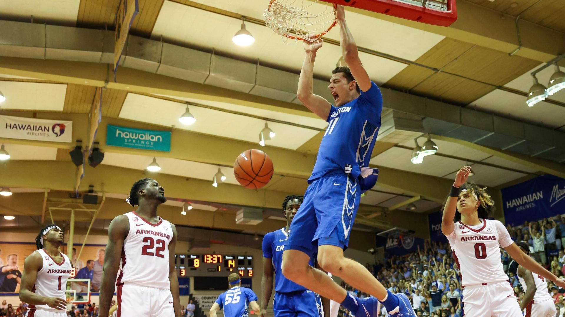 Ryan Kalkbrenner throws down the pretty alley-oop for Creighton - ESPN ...