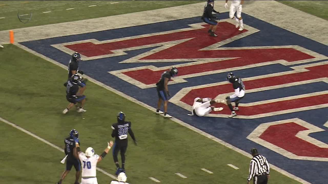 Seth Henigan connects for 7-yard TD pass - ESPN Video