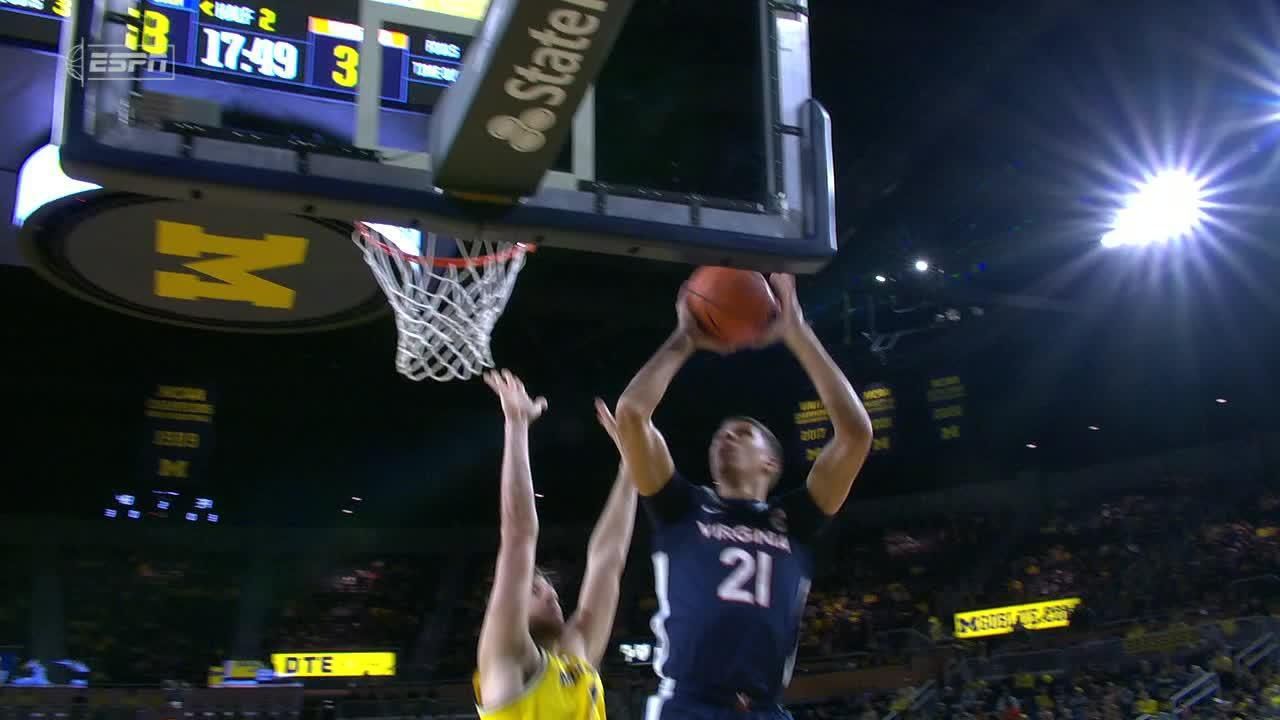 Kadin Shedrick muscles in the and-1 for Virginia - ESPN Video