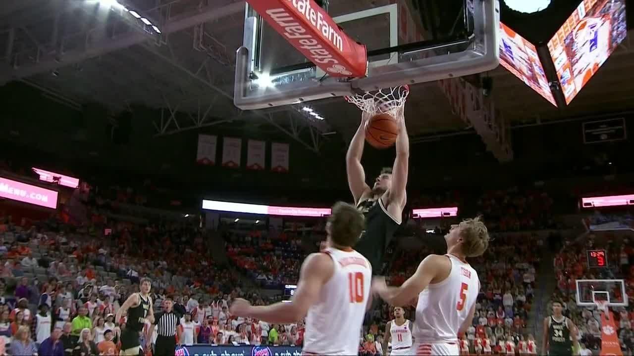 Matthew Marsh gets up for the beautiful dunk - ESPN Video