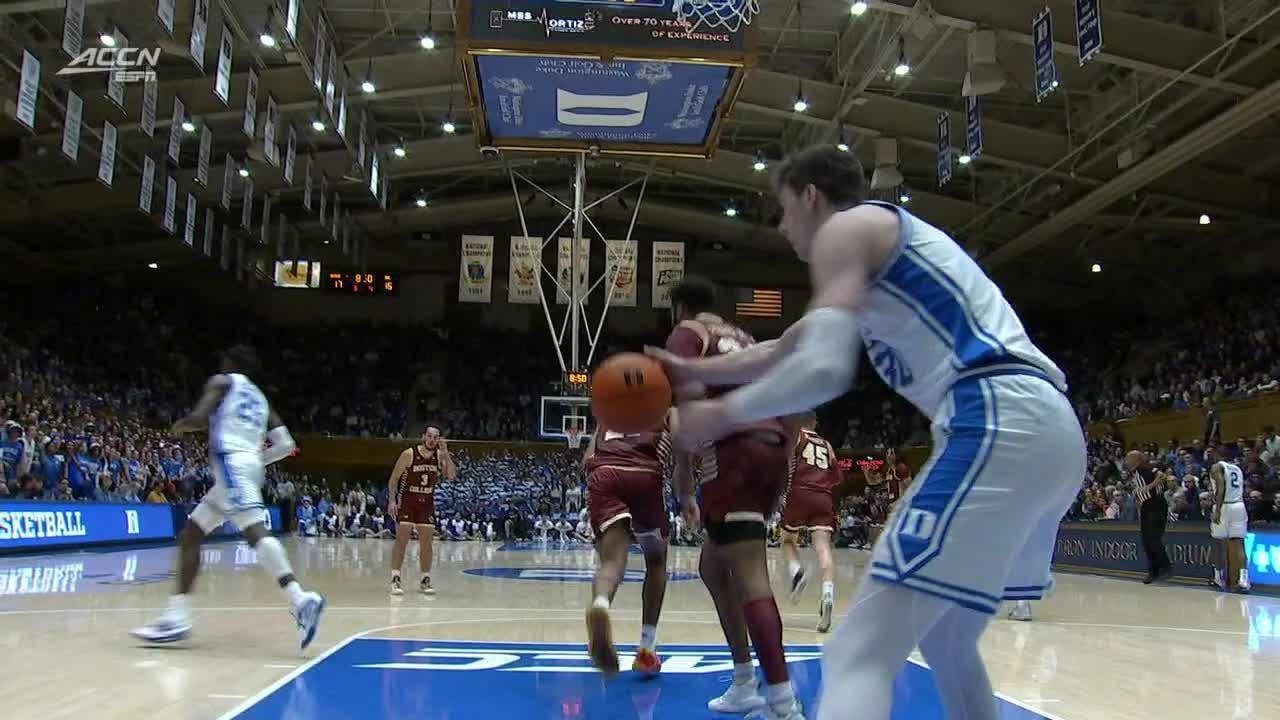 Mason Madsen shows off vision with nice pass vs. Duke Blue Devils ...