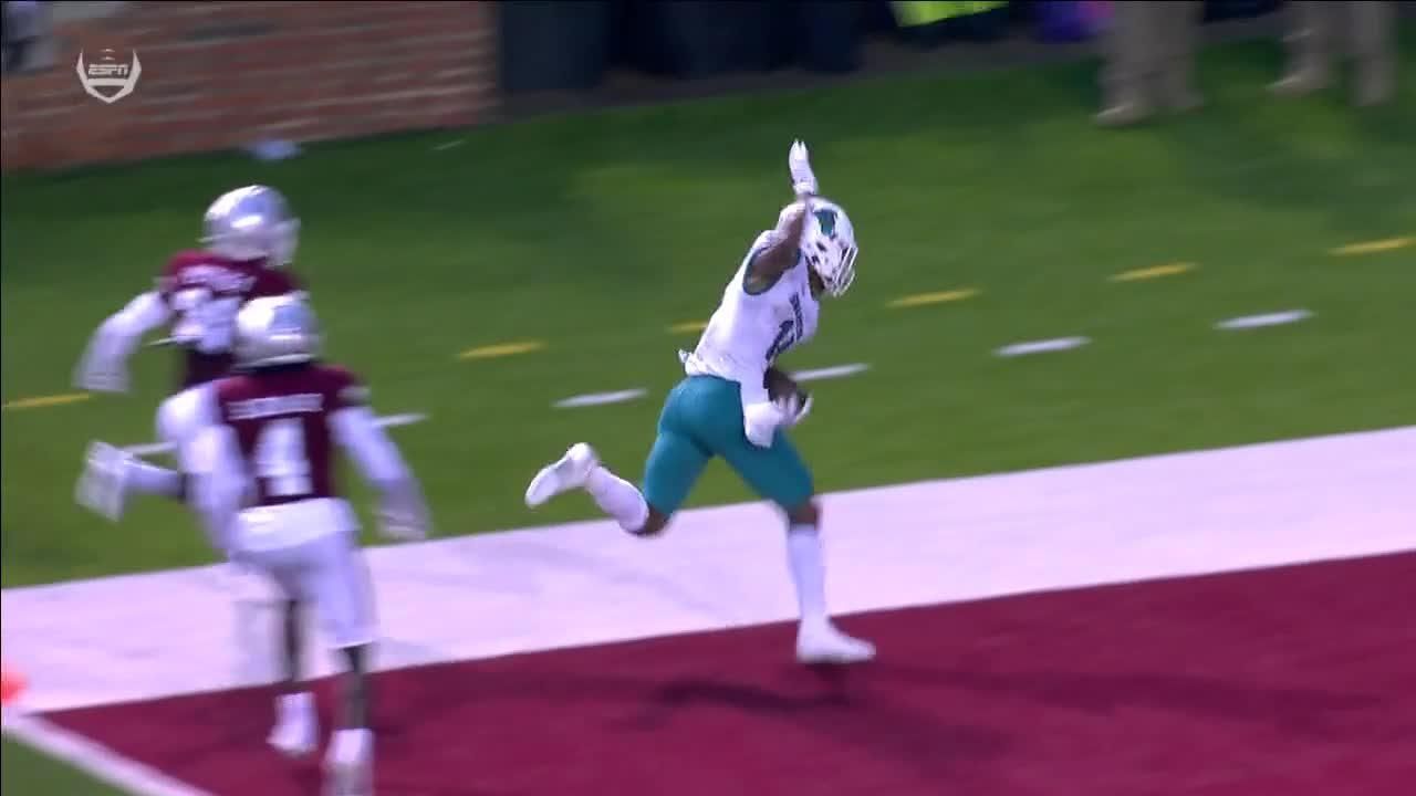 Grayson Mccall throws 30-yard touchdown pass to Jared Brown - ESPN Video