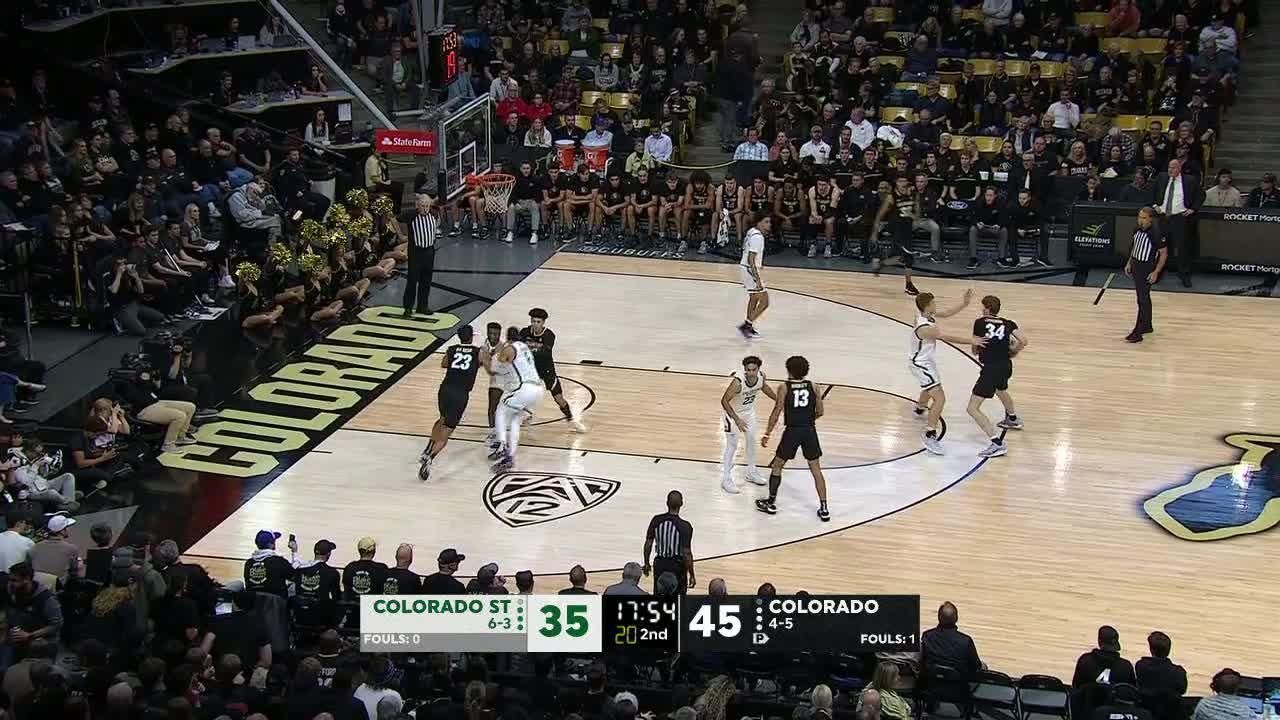 KJ Simpson hits pretty turnaround jumper - ESPN Video