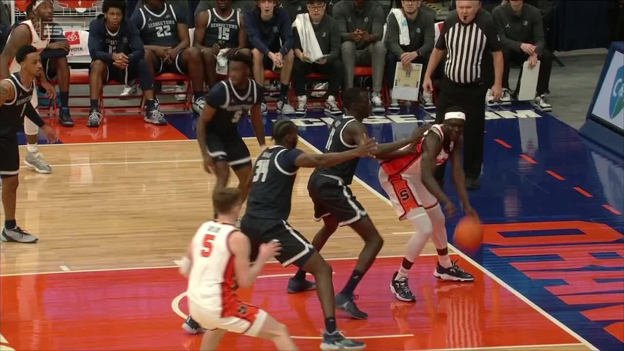 John Bol Ajak drops in smooth layup - ESPN Video