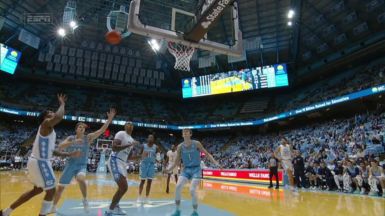 Caleb Love gets the and-1 to fall - ESPN Video