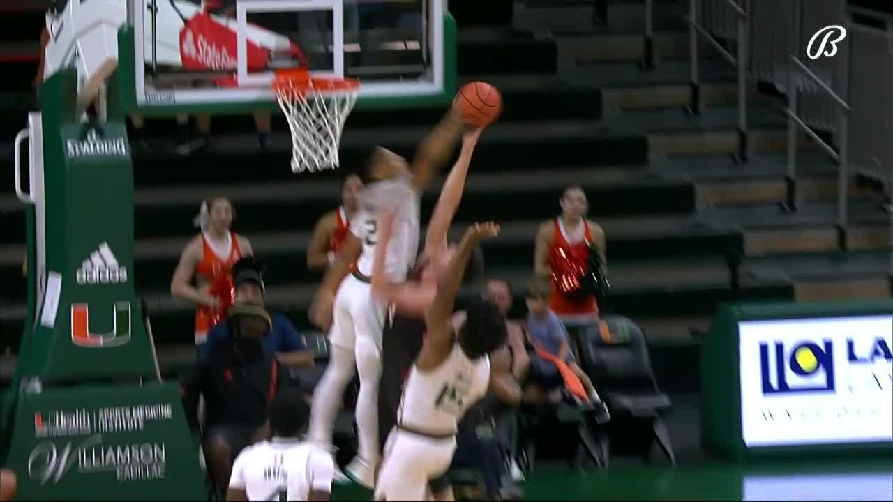 Isaiah Wong elevates for the bigtime block - ESPN Video