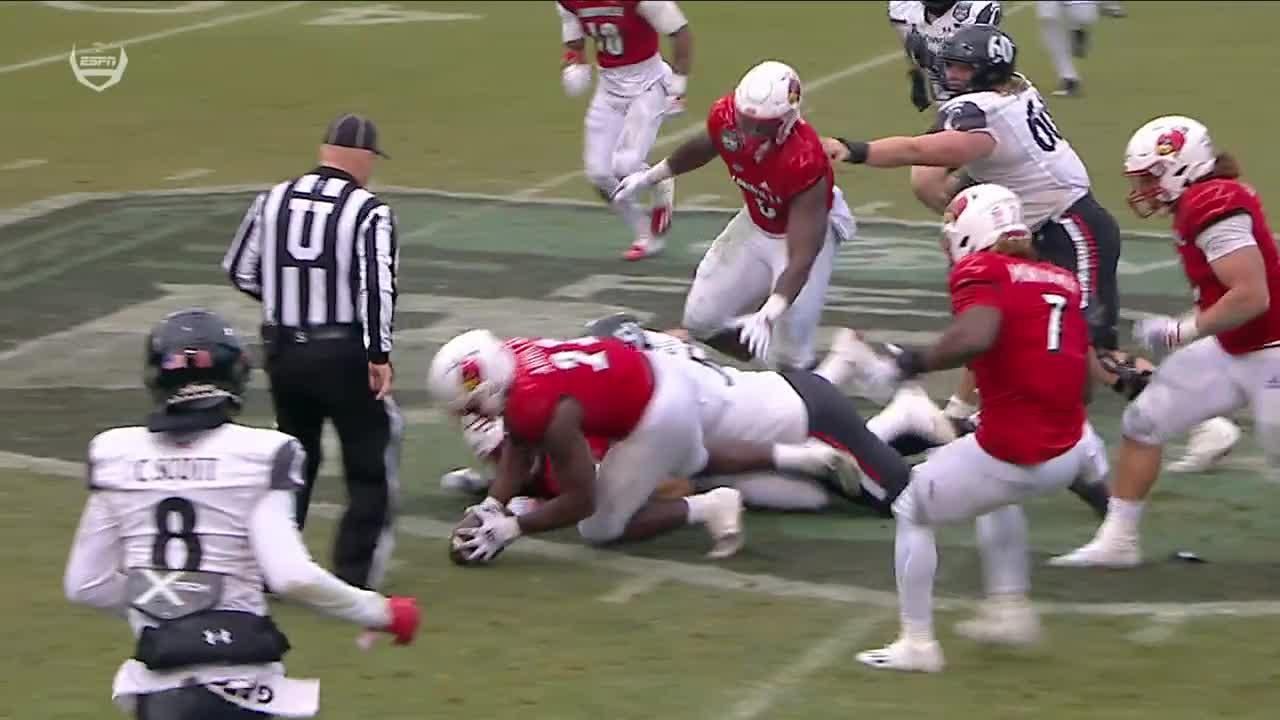 Louisville recovers the fumble - ESPN Video
