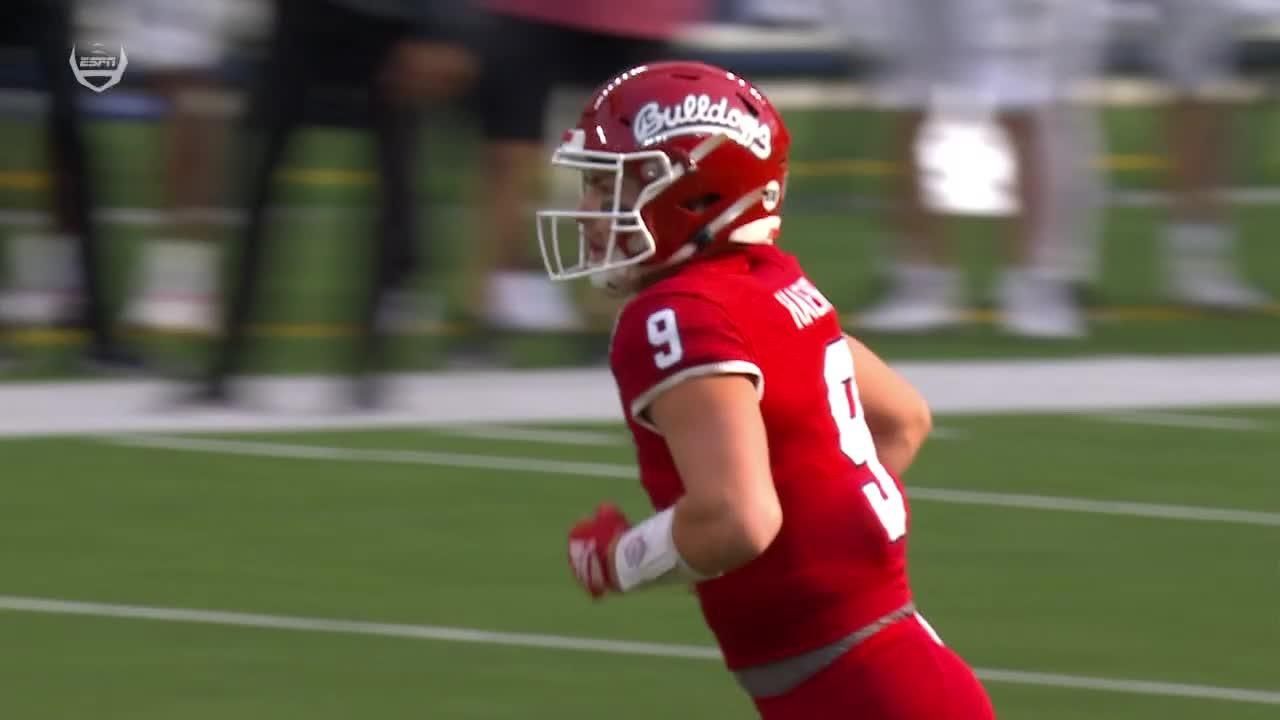 Jake Haener connects for 22-yard TD pass - ESPN Video