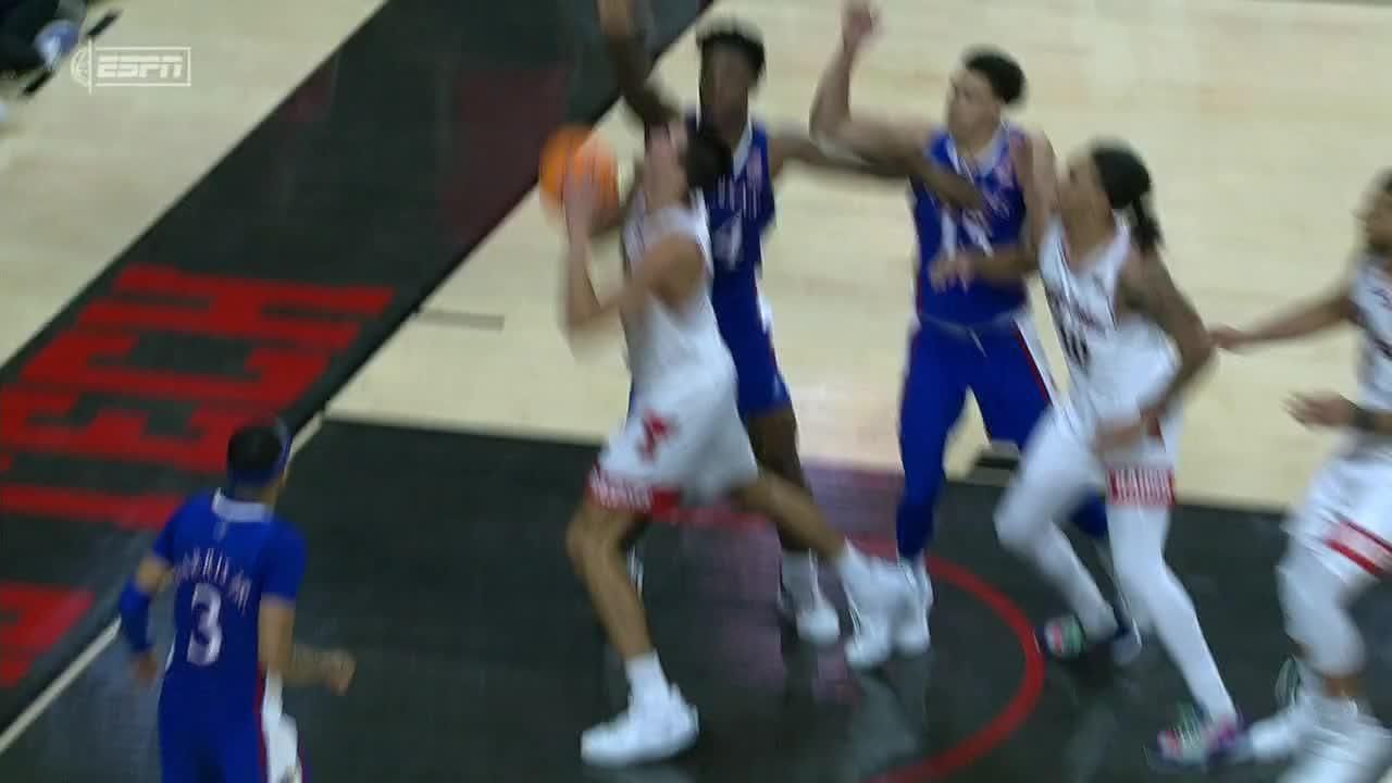Daniel Batcho gets the and-1 for Texas Tech - ESPN Video