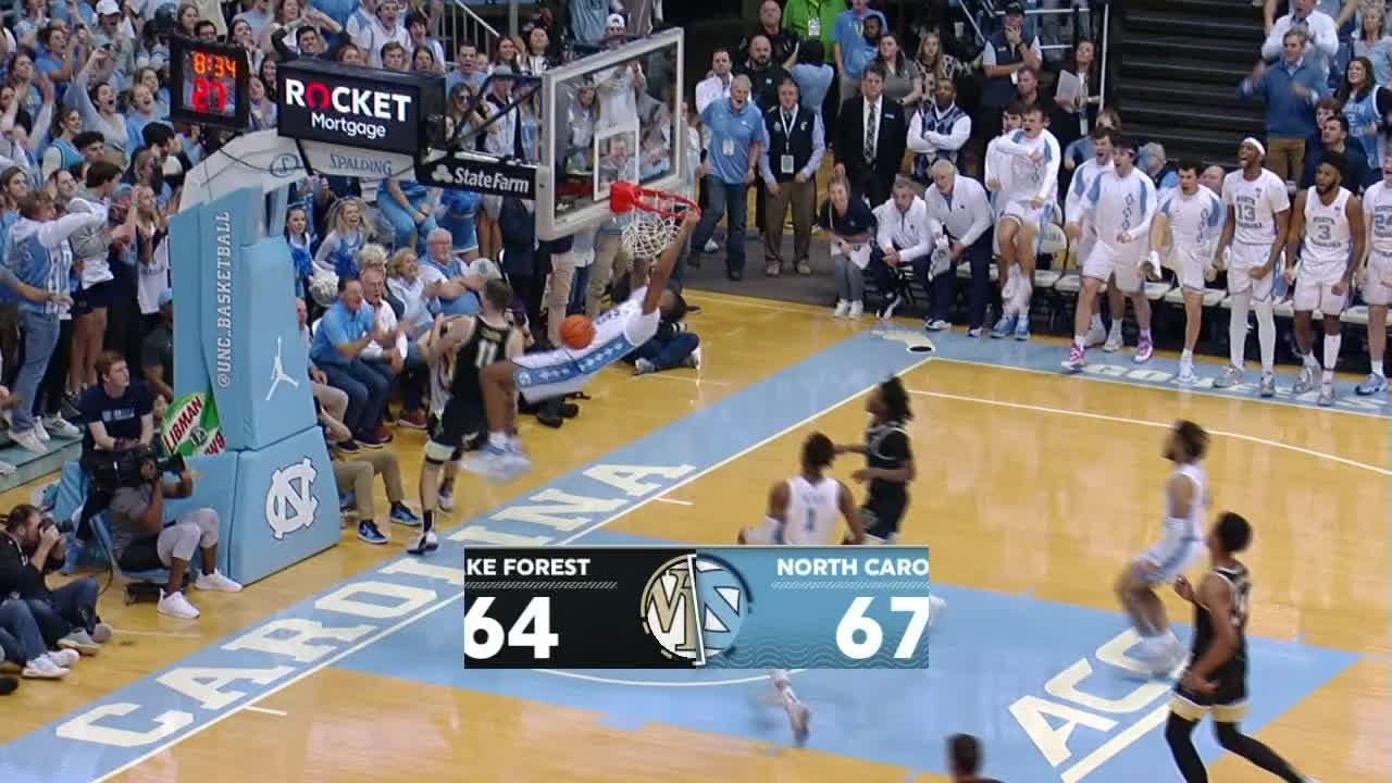 Armando Bacot hammers home transition slam - ESPN Video