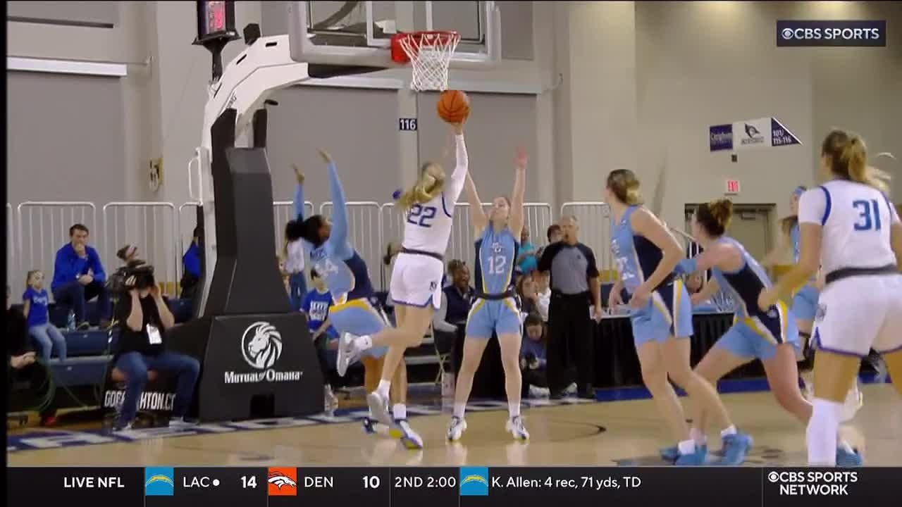 Carly Bachelor sinks jumper for Creighton - ESPN Video