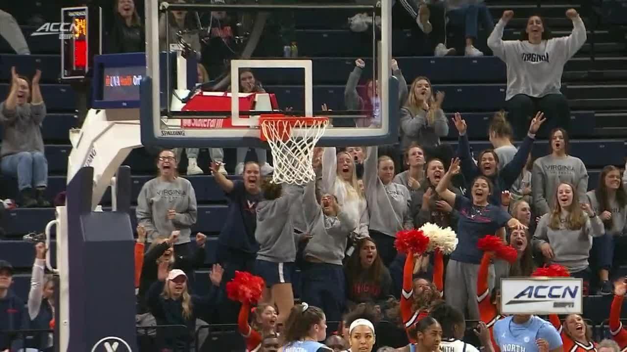 Taylor Valladay nails the trey vs. North Carolina Tar Heels - ESPN Video