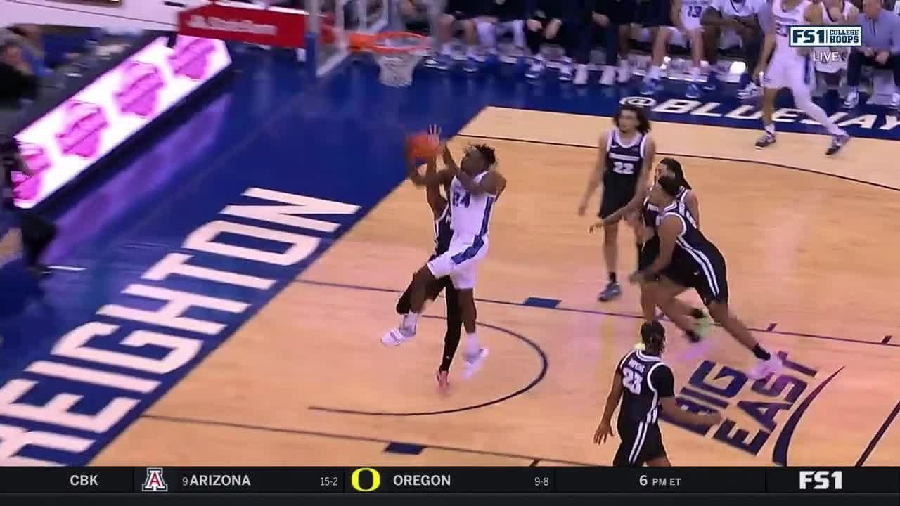 Arthur Kaluma somehow drains an acrobatic and-1 for Creighton - ESPN Video