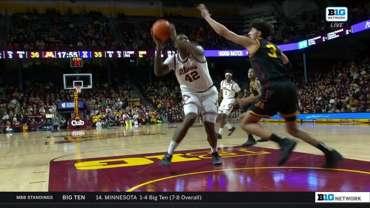 Dain Dainja gets the layup to fall vs. Minnesota Golden Gophers - ESPN ...