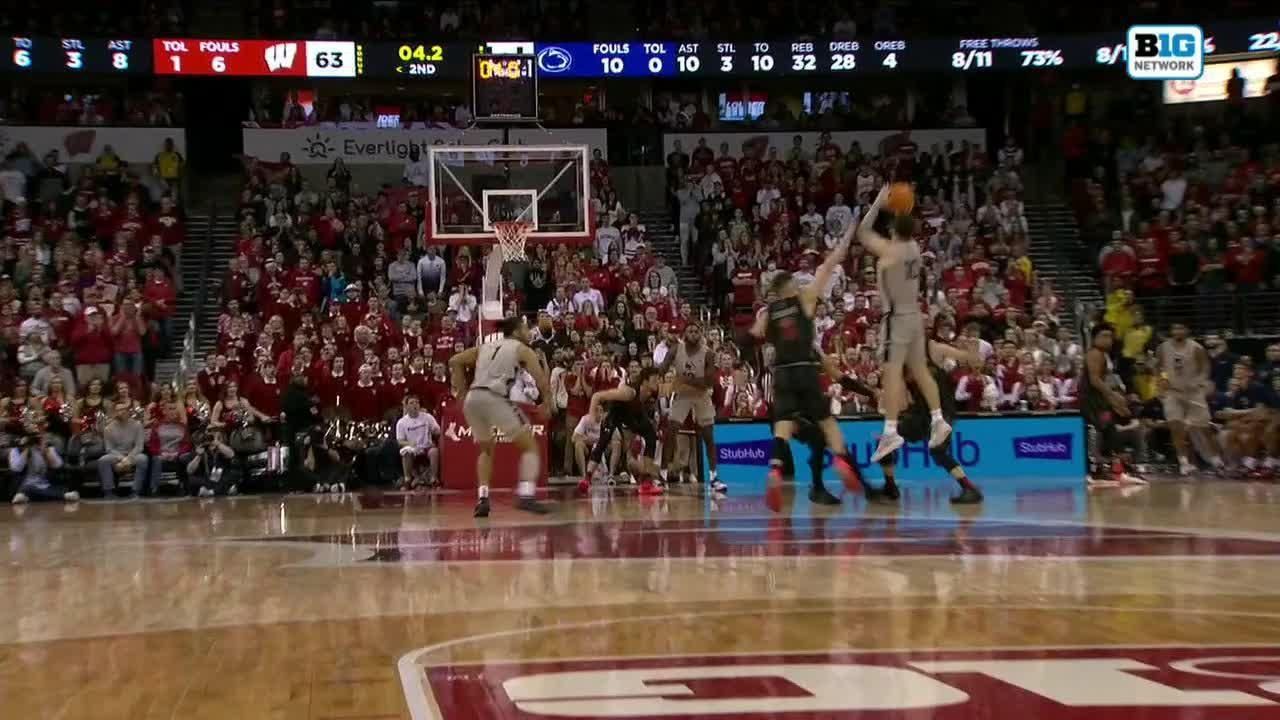 Wisconsin wins after Andrew Funk's 3 clanks off the rim - ESPN Video
