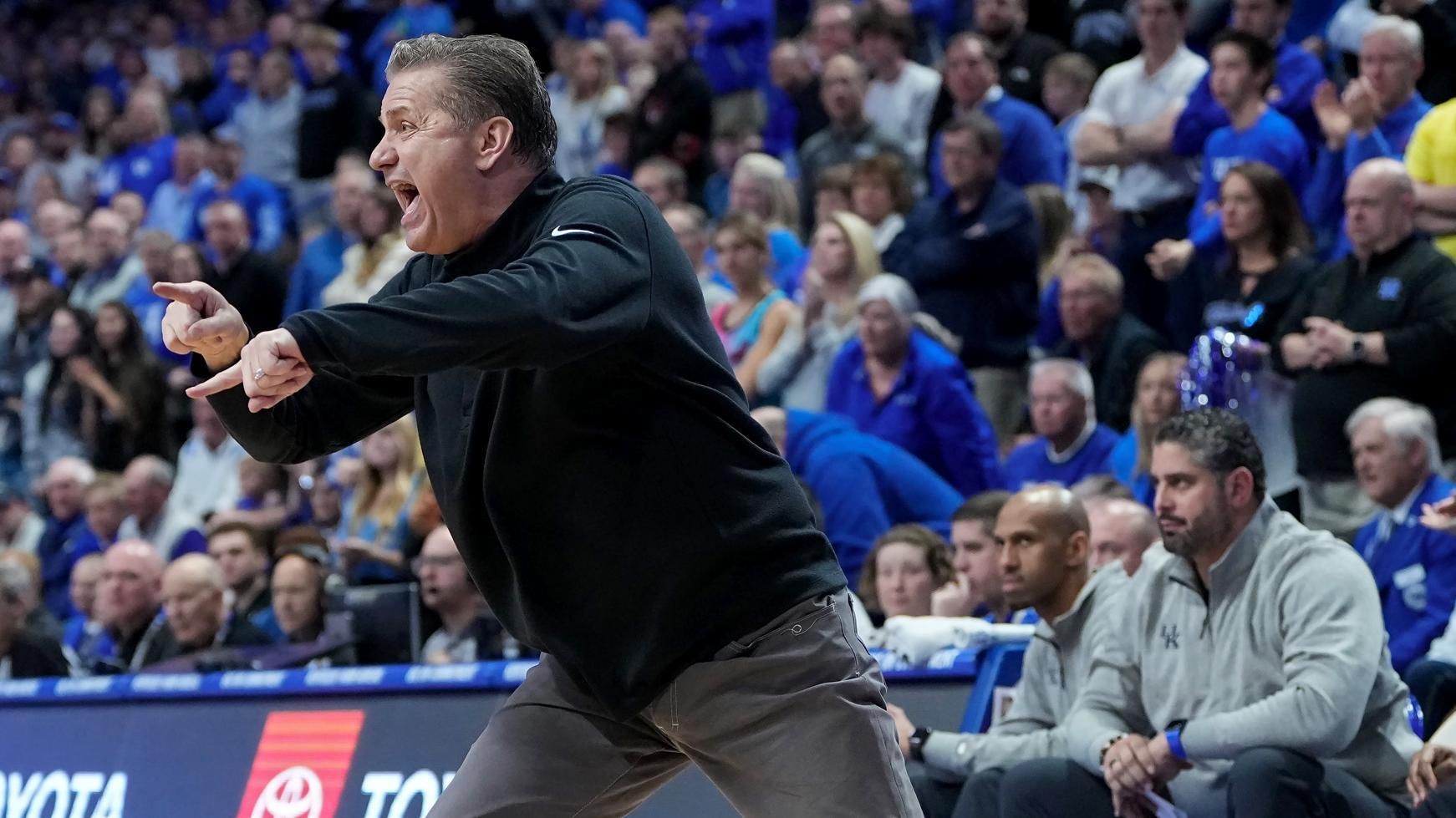 Coach Cal has to be held back after getting tech - ESPN Video