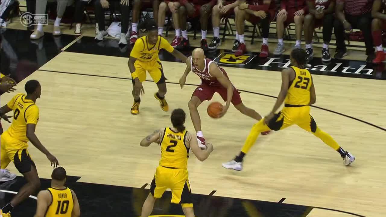 Jordan Walsh makes smooth jump shot vs. Missouri Tigers - ESPN Video