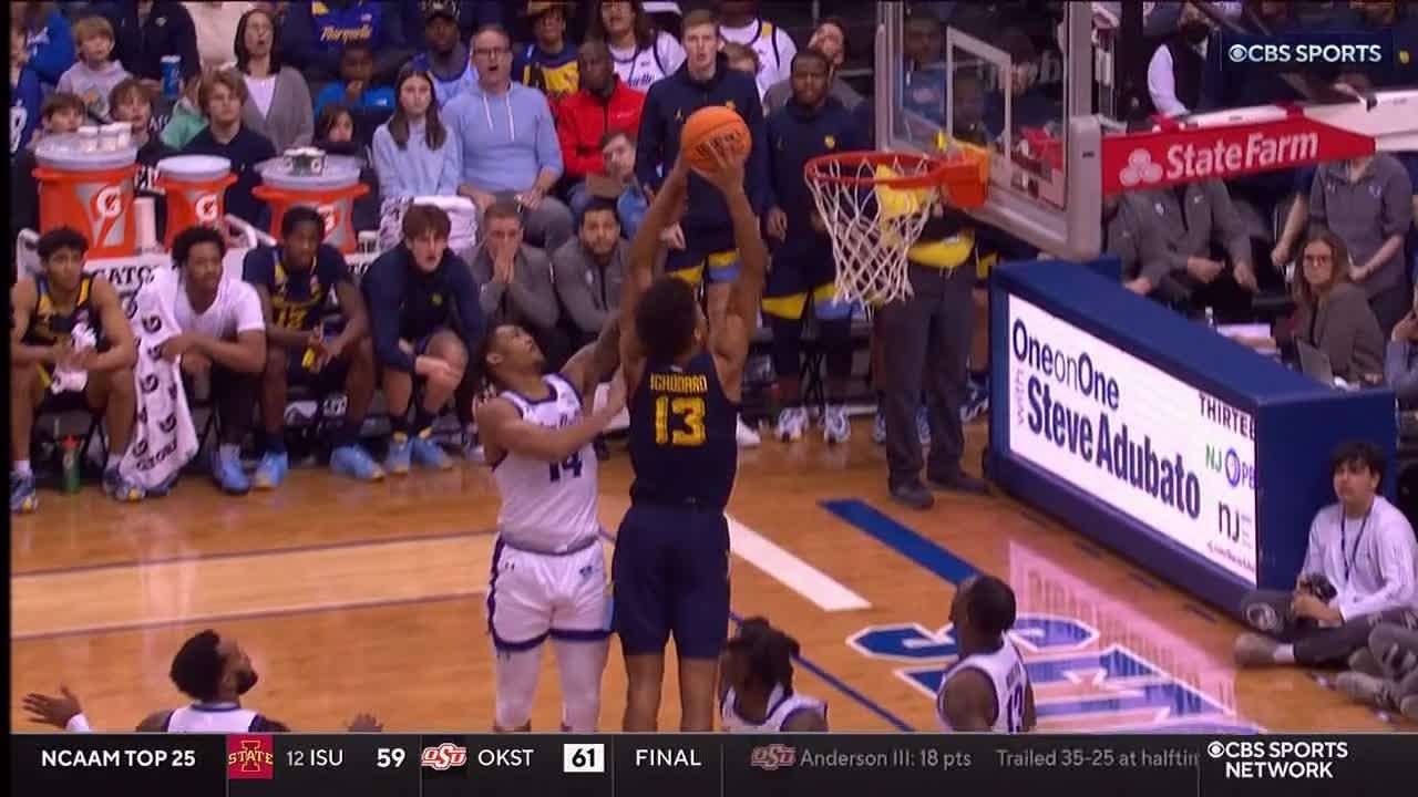 Marquette's Oso Ighodaro throws down tough and-1 dunk - ESPN Video