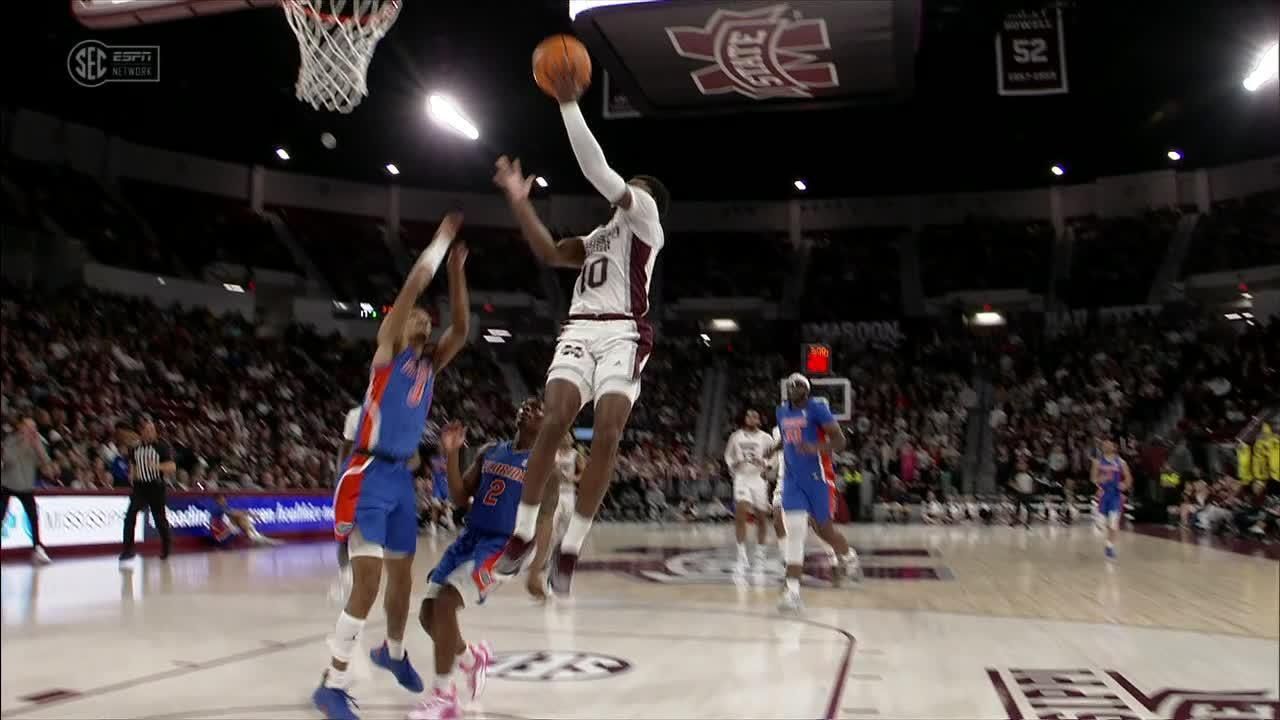 Alex Fudge denies Mississippi State Bulldogs with swat - ESPN Video