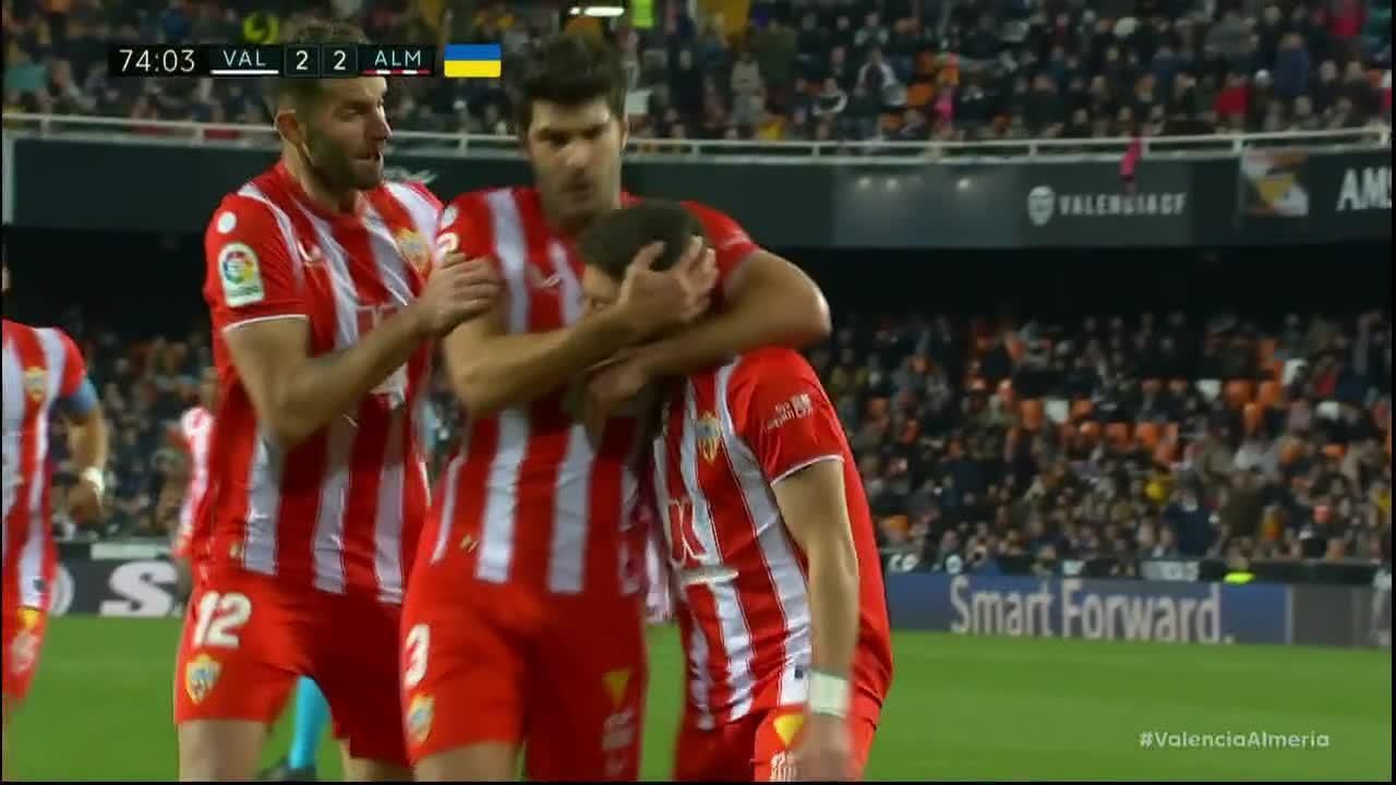 Francisco Portillo pulls Almeria level - ESPN Video