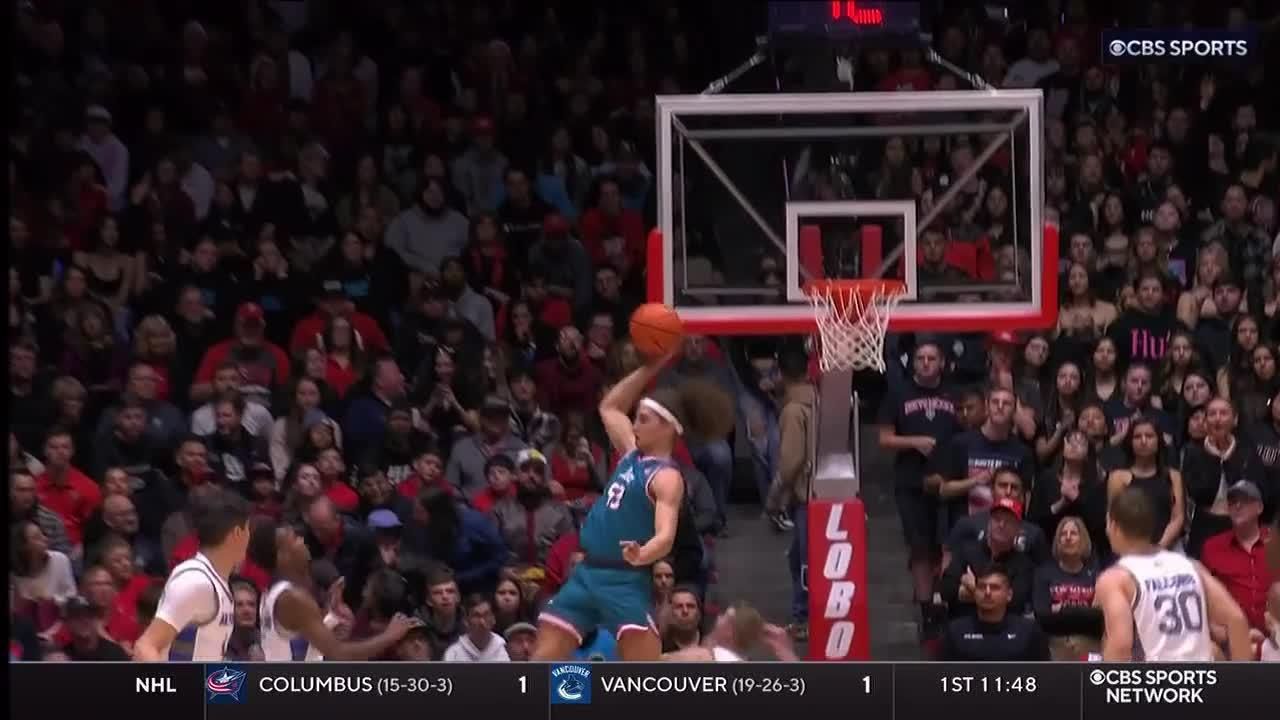 Josiah Allick makes sweet jump pass for a New Mexico 3 - ESPN Video